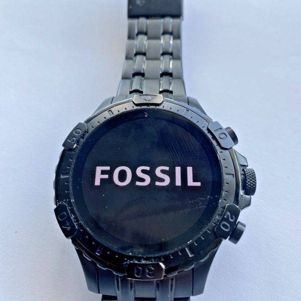 Fossil DW10F2 Smart Watch Black Steel Strap and Watch Garrett HR ...
