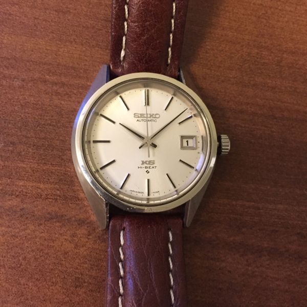 SOLD: Vintage King Seiko 5625-7110 hi-beat automatic | WatchCharts Marketplace