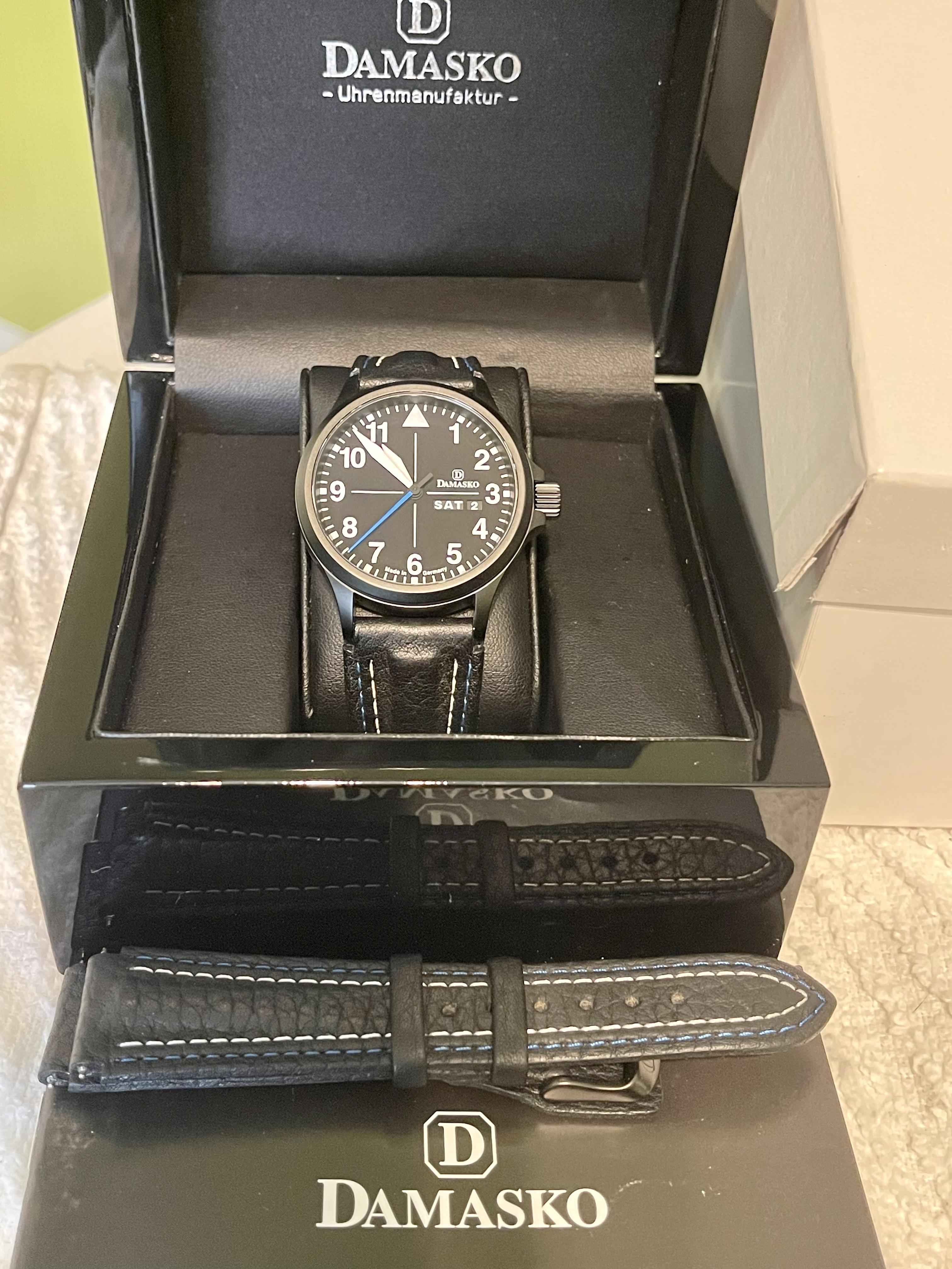 FS: Damasko DA38 Black | WatchCharts Marketplace