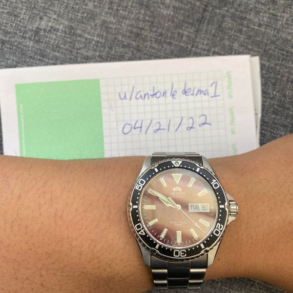 [WTS] Orient Kamasu Red w/ red Rubber Strap | WatchCharts