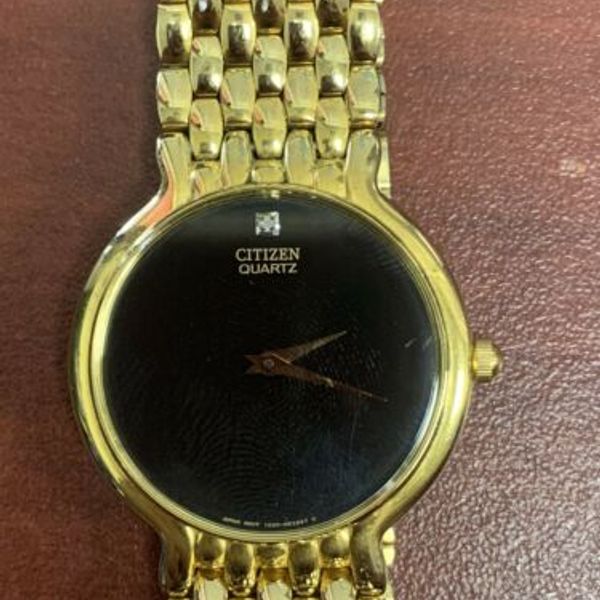 Vintage Classic Rare 1991 Mens Citizen Gold Plated Watch 1020-S54562 ...