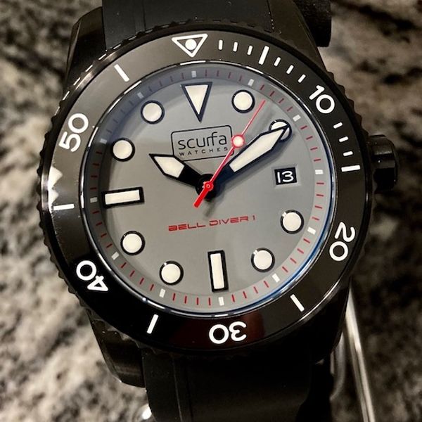 FS: Scurfa Bell Diver One PVD Grey Dial Package | WatchCharts Marketplace