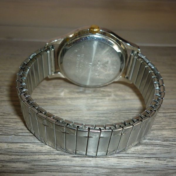 VINTAGE WALTHAM QUARTZ WATCH DAY DATE BLUE DIAL MENS | WatchCharts ...