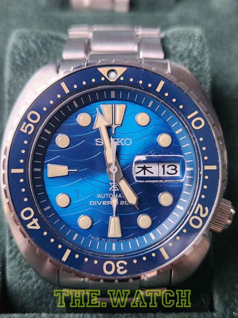 ️[Full Set] Seiko JDM King Turtle Great White Shark SBDY047 stainless ...