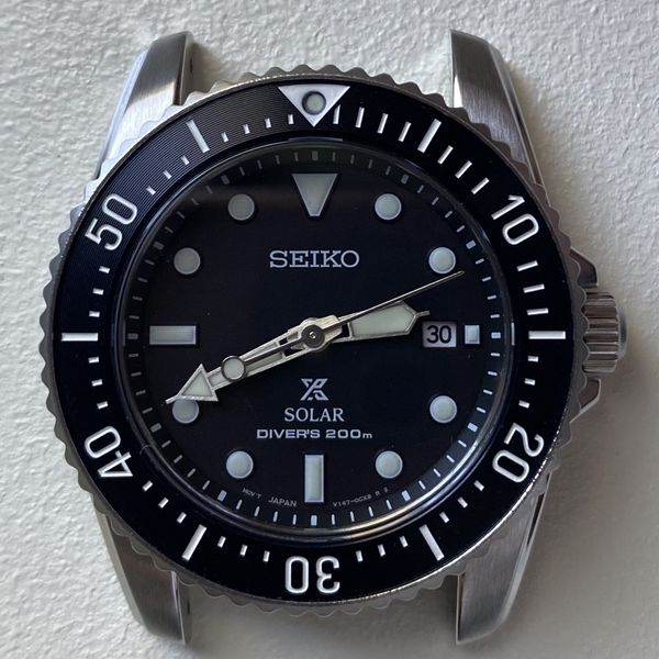 Seiko SNE573 - 38mm Solar Diver on Rubber | WatchCharts