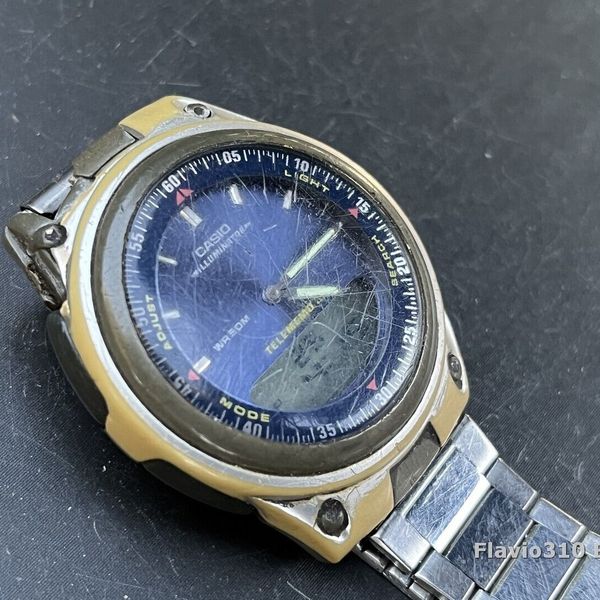 Casual CASIO AW-80 (2747) Telememo 30 Analog-Digital 40mm Watch - New ...