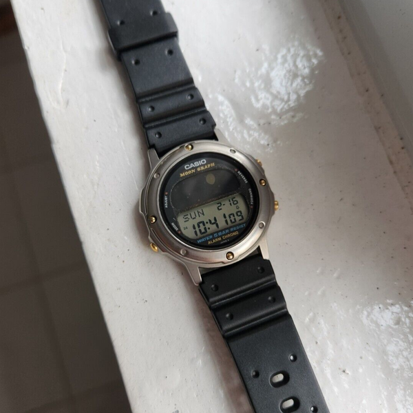 Casio Moon Graph GMW-61 Japan digital Visible mountain | WatchCharts ...