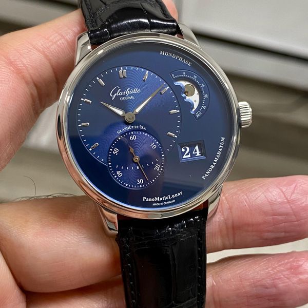 [WTS] Glashutte Original. Panomatic Lunar. 40mm. ???? Blue Dial ...