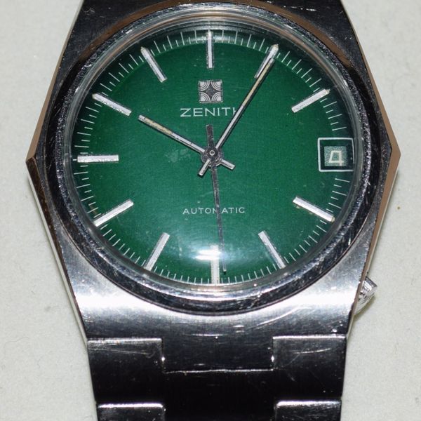 Zenith Surf Hidden Crown Vintage Automatic Men's Watch 01-1433-380 ...