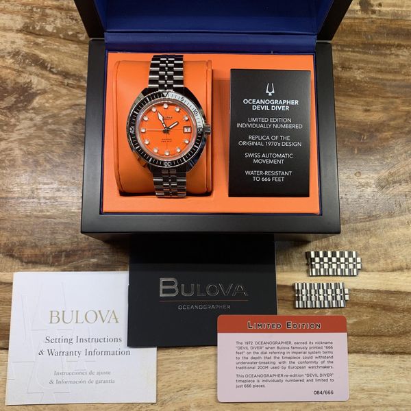[WTS] Bulova Devil Diver 98C131 - Limited Edition #084 / 666 ...