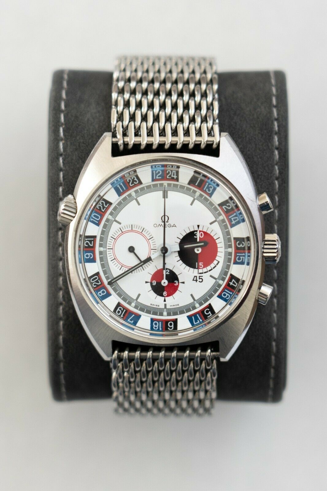 1970 Omega Seamaster Soccer Timer 145.019 - RARE White/Roulette ...