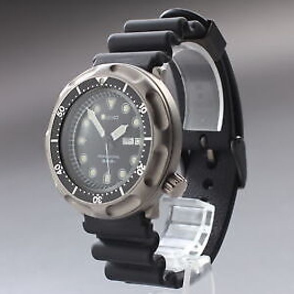 Rare NERA MINT SEIKO 7C46-6010 Professional Titanium Diver 600m Men's ...