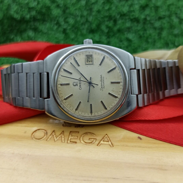 RARE OMEGA SEAMASTER TV WATCH AUTOMATIC GENEVE VINTAGE 70s SWISS MEN ...