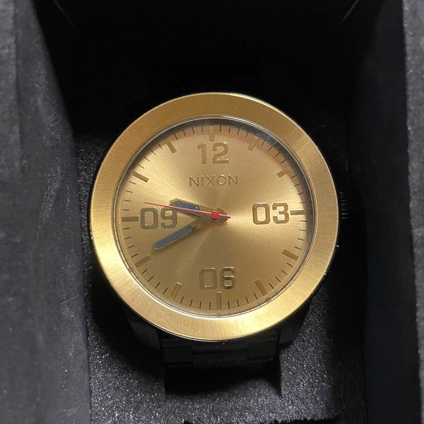 Nixon Corporal SS Watch - Gold/Black | WatchCharts Marketplace