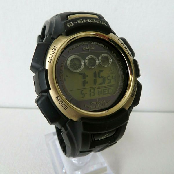 CASIO G-SHOCK Wave Ceptor Tough Solar GW-330A Module 2688 Black/Gold ...