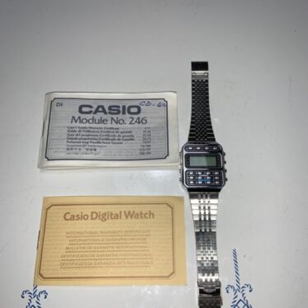 Vintage Casio CD-401 Data Bank Lcd Watch | WatchCharts Marketplace