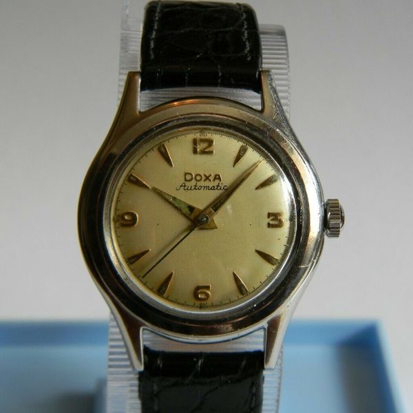 DOXA Automatic caliber AS1361 circa 1950s Solid Steel Case | WatchCharts