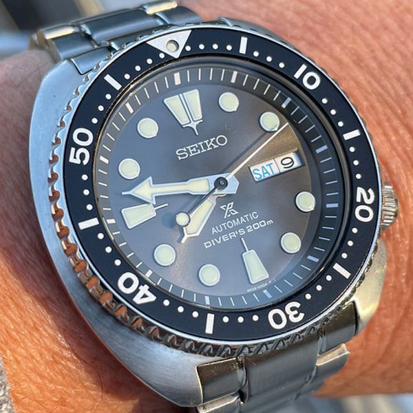 Sold :Seiko SRPC23 / SRPF13 Gray Sunburst dial Turtle | WatchCharts ...