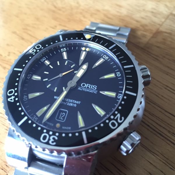 Oris TT1 Diver Small Second Hand Date | WatchCharts Marketplace