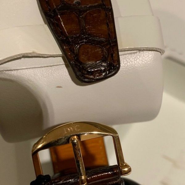 IWC Portofino Hand Wound Eight Days Silver Dial Pink Gold 45mm IW510107 ...