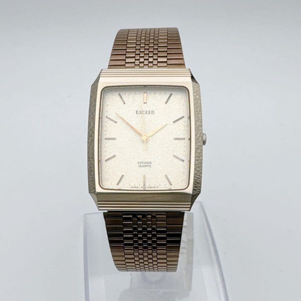 Citizen Exceed Square Watch Stainless Mesh Belt 28mm Case 20.5cm Quartz ...