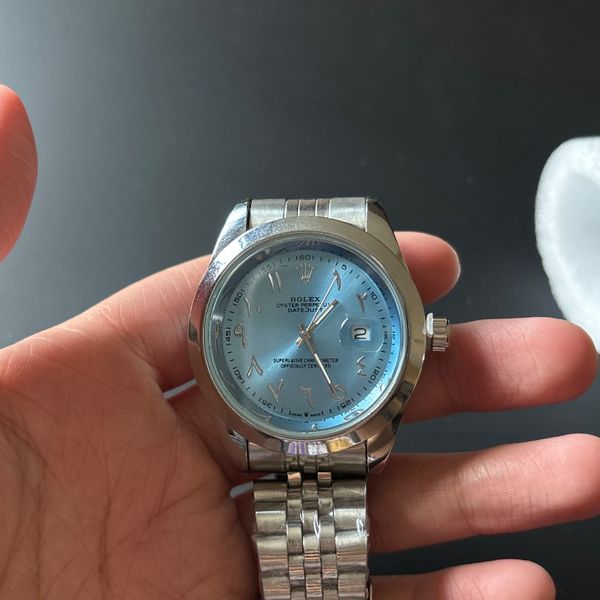 baby blue arabic dial watch | WatchCharts Marketplace
