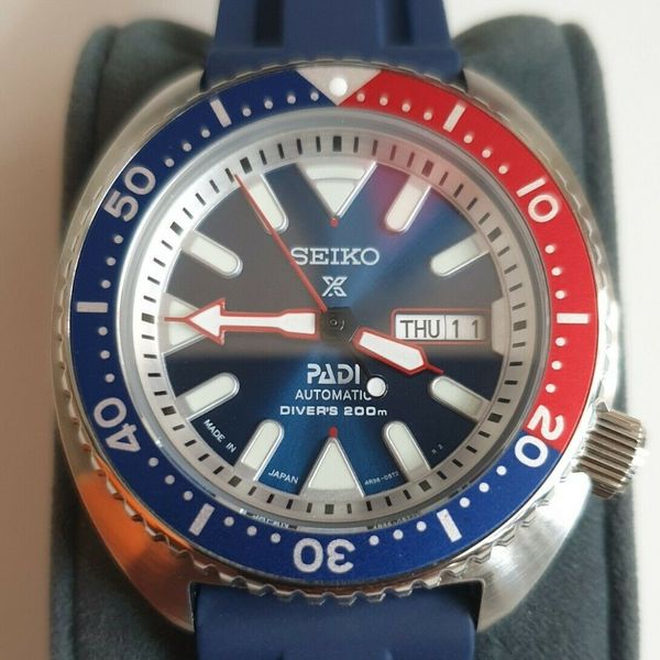 Seiko Turtle mod with Tuna Monster dial and NH36 movement | WatchCharts ...