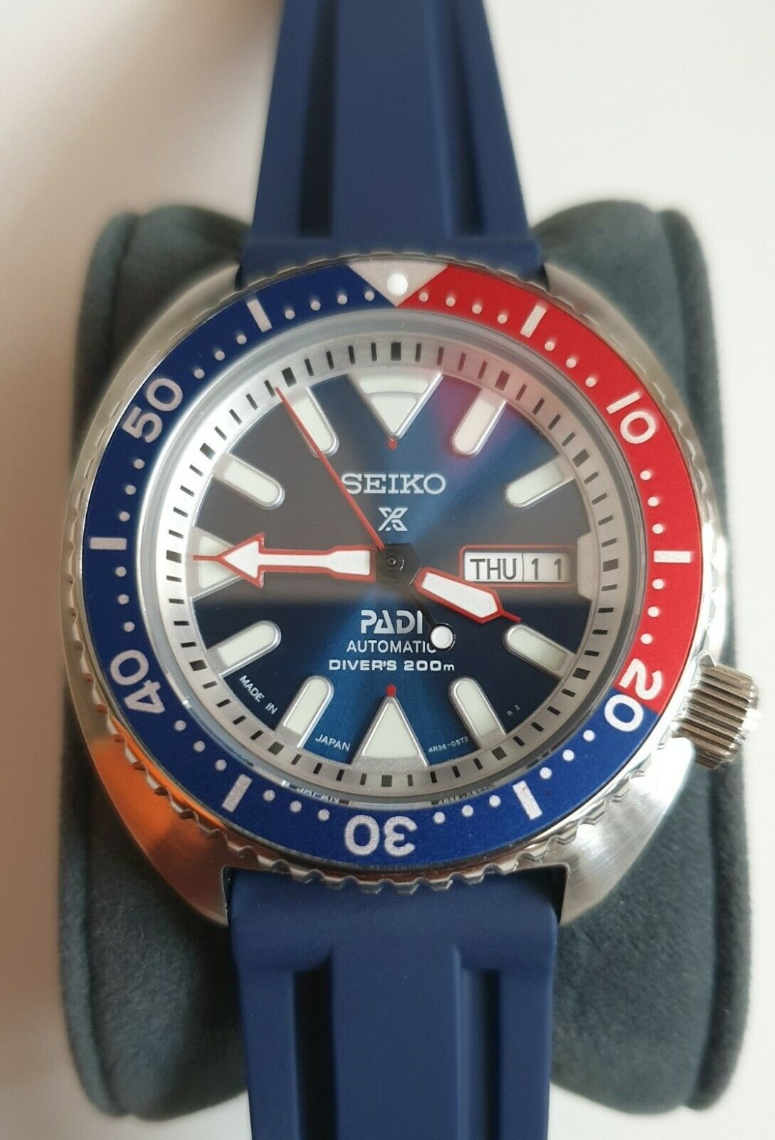 Seiko Turtle mod with Tuna Monster dial and NH36 movement | WatchCharts