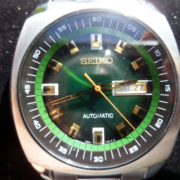 FS: Seiko Recraft SNKM97 - the big green one | WatchCharts Marketplace