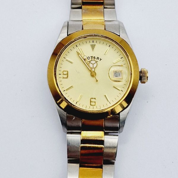 Gents Rotary GB03088/03 Oyster Explorer Style Two Tone Watch ...
