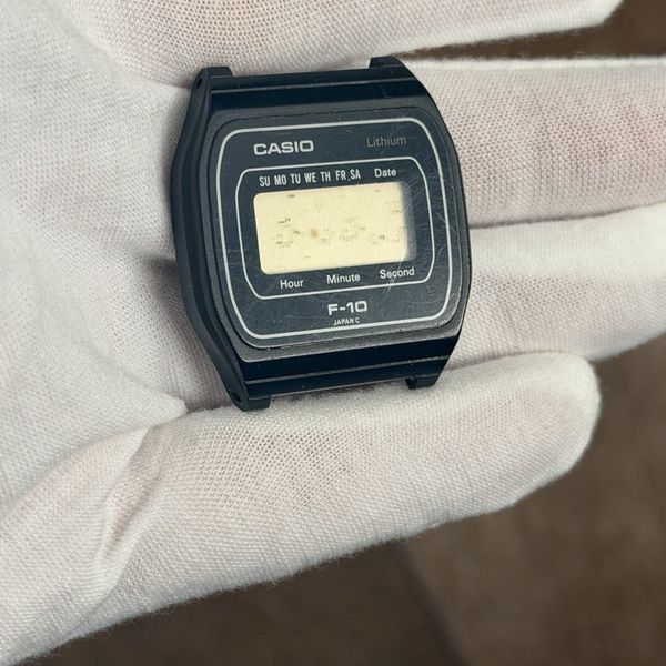 Rare Vintage Casio F-10 Menâ s Digital Sports Watch JDM 1970s Module ...