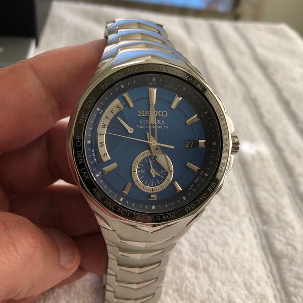 [WTS] Seiko SSG019 Coutura Solar Atomic Clock Sync Dual Time ...