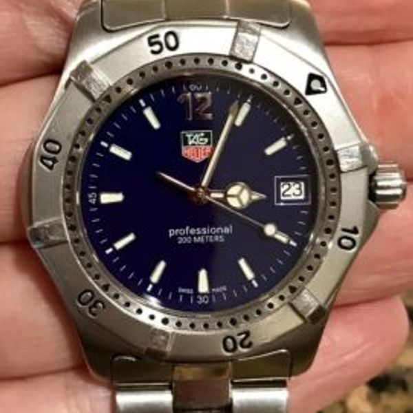 TAG Heuer Professional Quartz WK1113-0 Blue Dial | WatchCharts Marketplace
