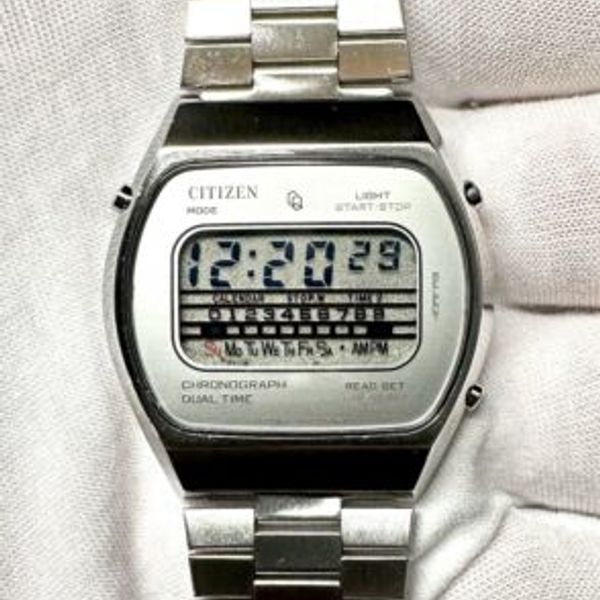 Vintage Citizen CQ Digital LCD Chronograph/Dual Time Watch-Japan ...