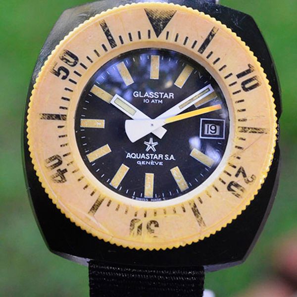 FS Aquastar Glasstar vintage dive watch | WatchCharts Marketplace