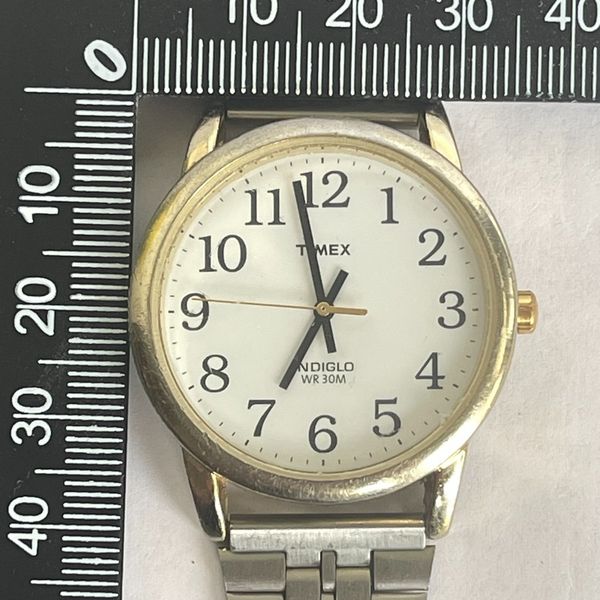 Timex Indiglo WR 30m Stainless Steel 09 Vintage Working Gold Tone | WatchCharts Marketplace