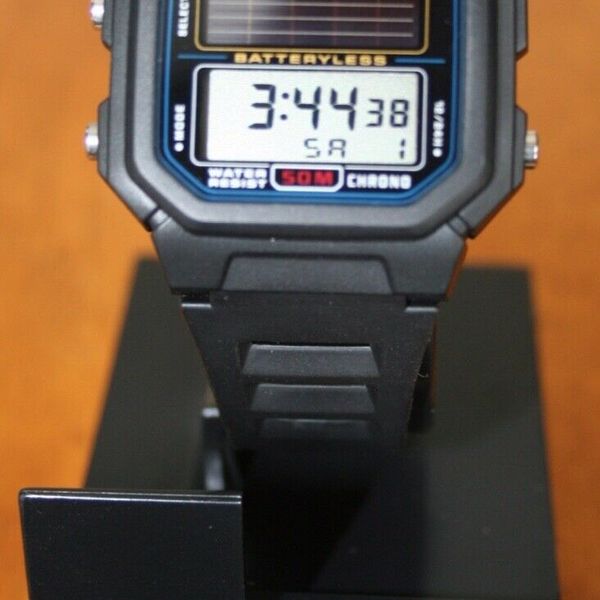 Casio Solar Digital Watch AL-190W-1AVCF *New Capacitor Installed* #2 ...