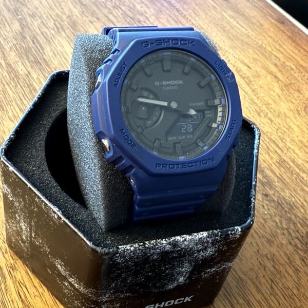 Casio G Shock GA-2100 Royal Blue - Great Condition | WatchCharts ...
