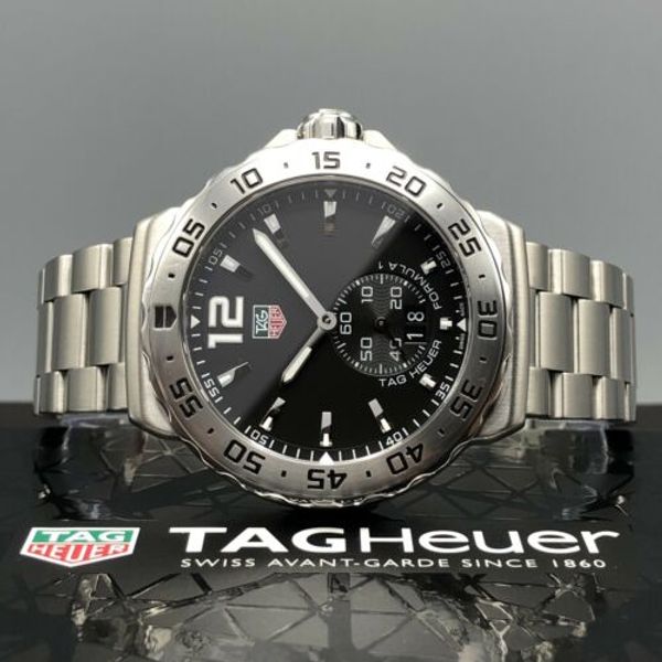 TAG HEUER FORMULA 1 WAU1112.BA0858 42mm Quartz Black Dial Watch Date ...