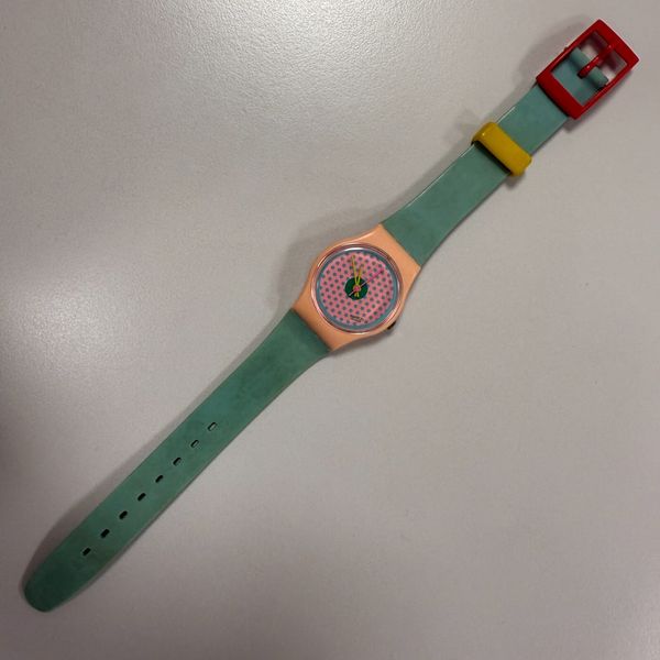 â Swatch 1986 PINK FLAMINGO LP100 - Brand New Dummy for strap ...
