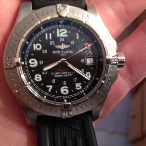 FS: Breitling Colt on OEM Rubber | WatchCharts Marketplace