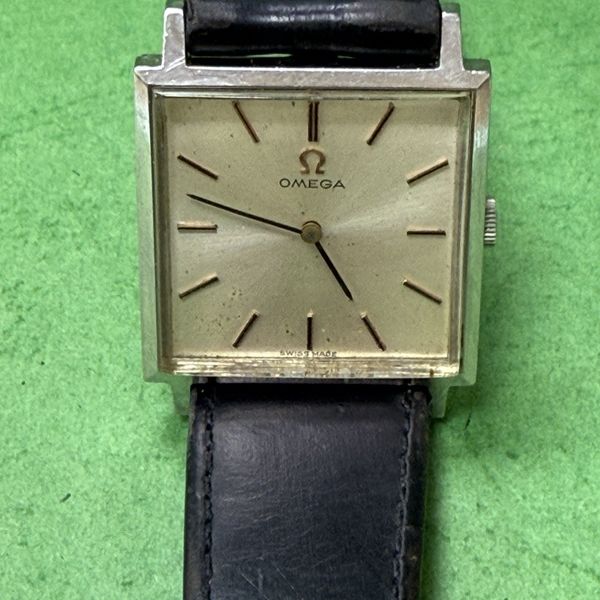Vintage OMEGA Square SS Cal.620 Manual Winding 111.024 Men's Watch R8 ...