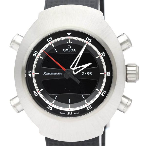 Omega Speedmaster Speedmaster Spacemaster Z-33 Digital Titanium Rubber ...