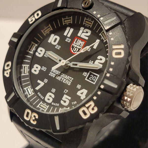 Luminox Navy Seal 3020 Series Black Dial Men's Diver Watch ...