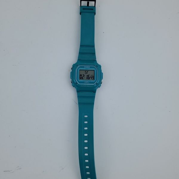 Casio F108WH Digital Chronography Watch Alarm Turquoise | WatchCharts ...