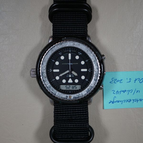 [WTS] Vintage 1982 Seiko Arnie H558-5000 H558 Black Quartz - $300 ...