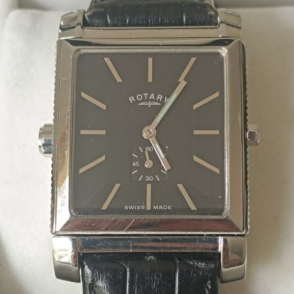 Rare Rotary Revelation Reverso Menâ s Watch Working New Battery Good ...