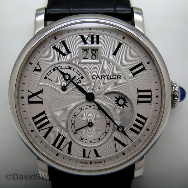 FS: Cartier W1556368 ROTONDE DE CARTIER RETROGRADE SECOND TIME ZONE ...