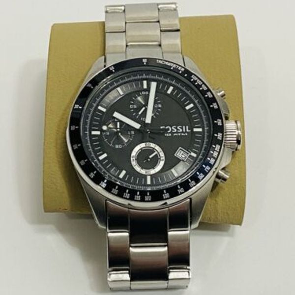 Fossil Men's Chronograph Black Dial Watch CH2600IE New In Box ...