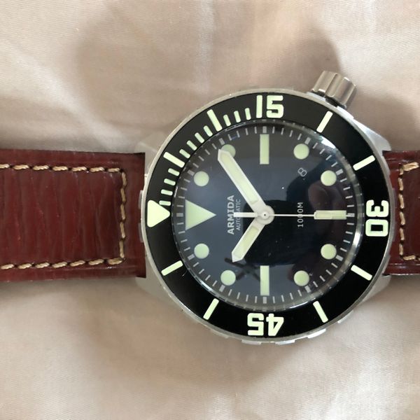 FS: Armida A1 45mm ETA 2824, superdome, with Isofrane | WatchCharts ...